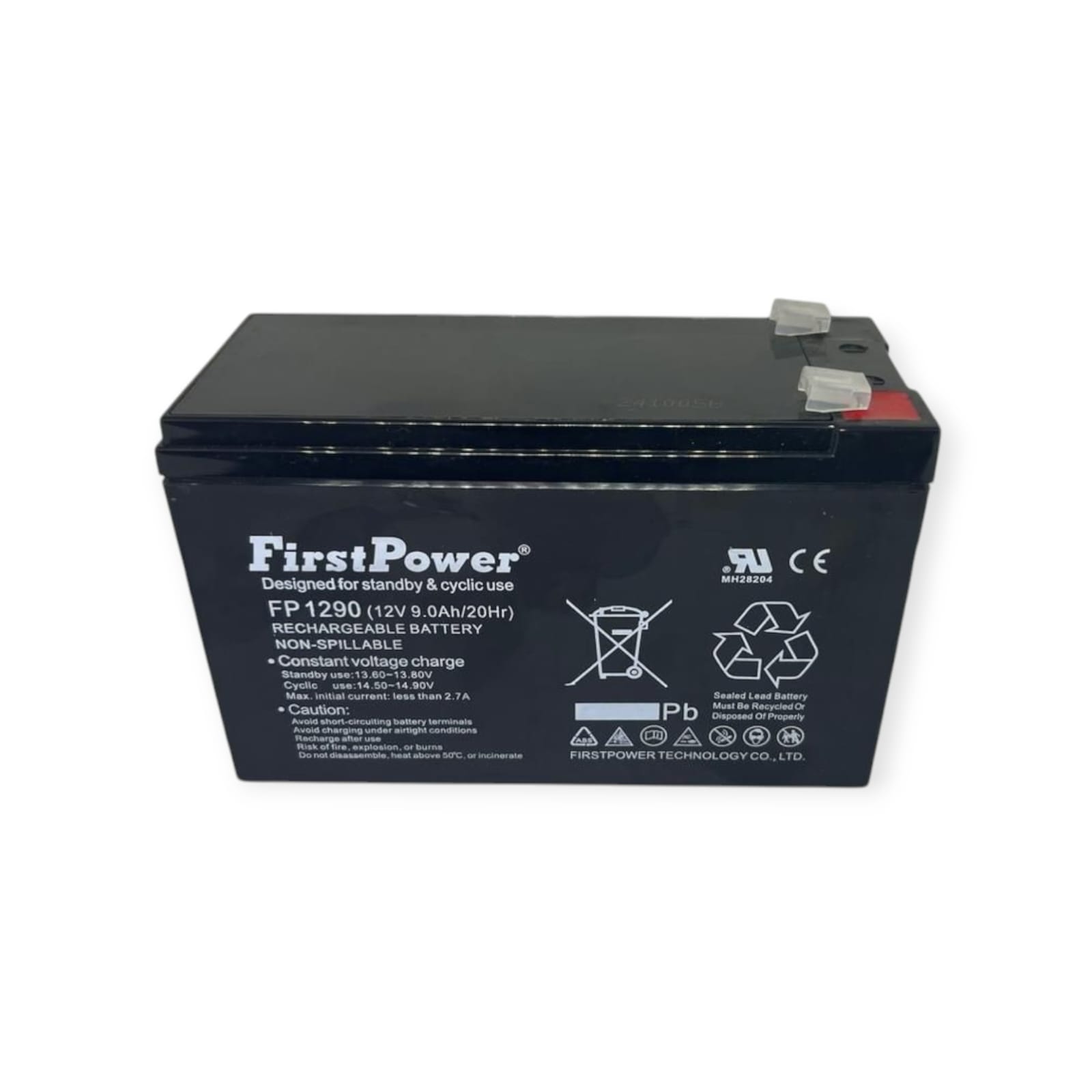 Batería Recargable Seca 12 V 9 Ah FP1290 15X6.4X9.4 Cm
