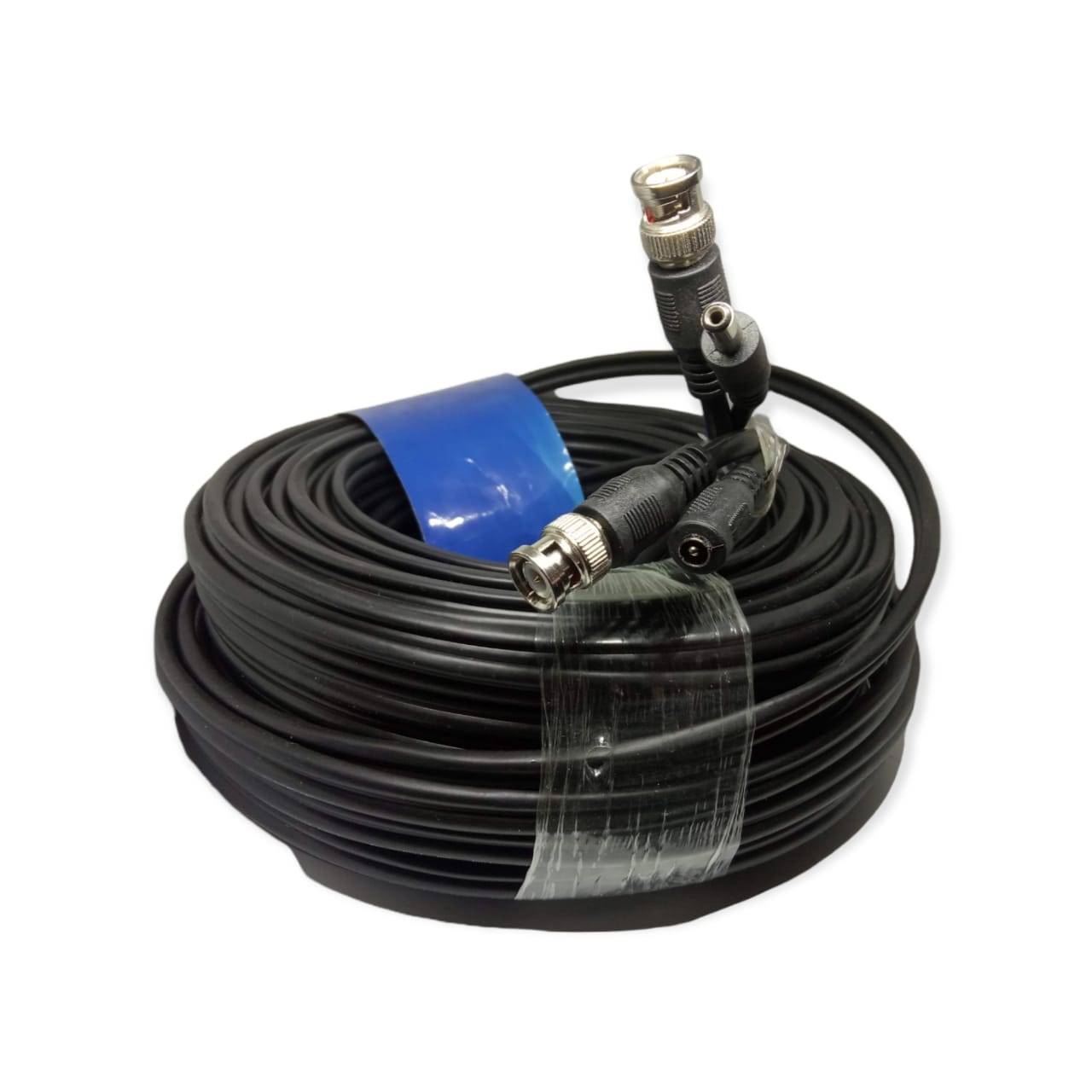 Cable de Poder para Cámaras de Seguridad 30 Metros negro BK CCTV