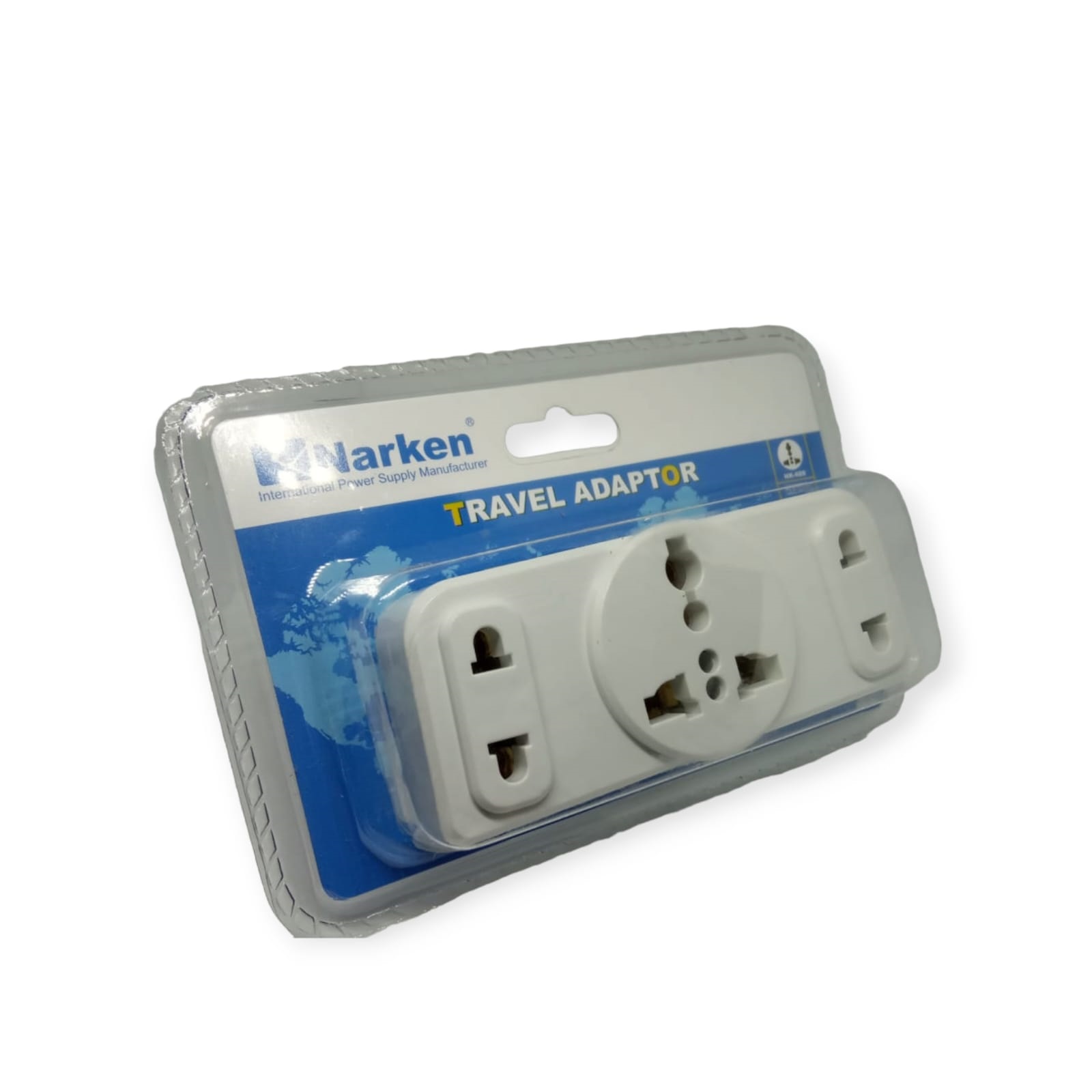 Adaptador Europeo Plug Plano Viajero Narken NK-609