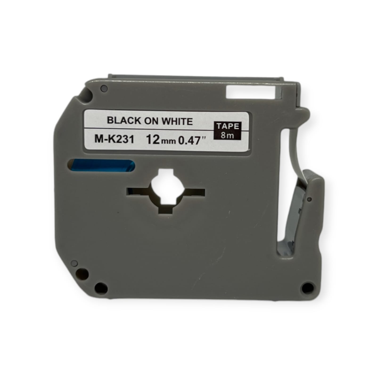 Cinta Etiquetadora Brother 12 mm 8 metros Cinta Blanca M-K231